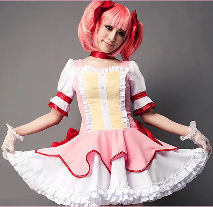 CosZtkhp New Puella Magi Madoka Magica Cosplay Girl Halloween Kaname ...