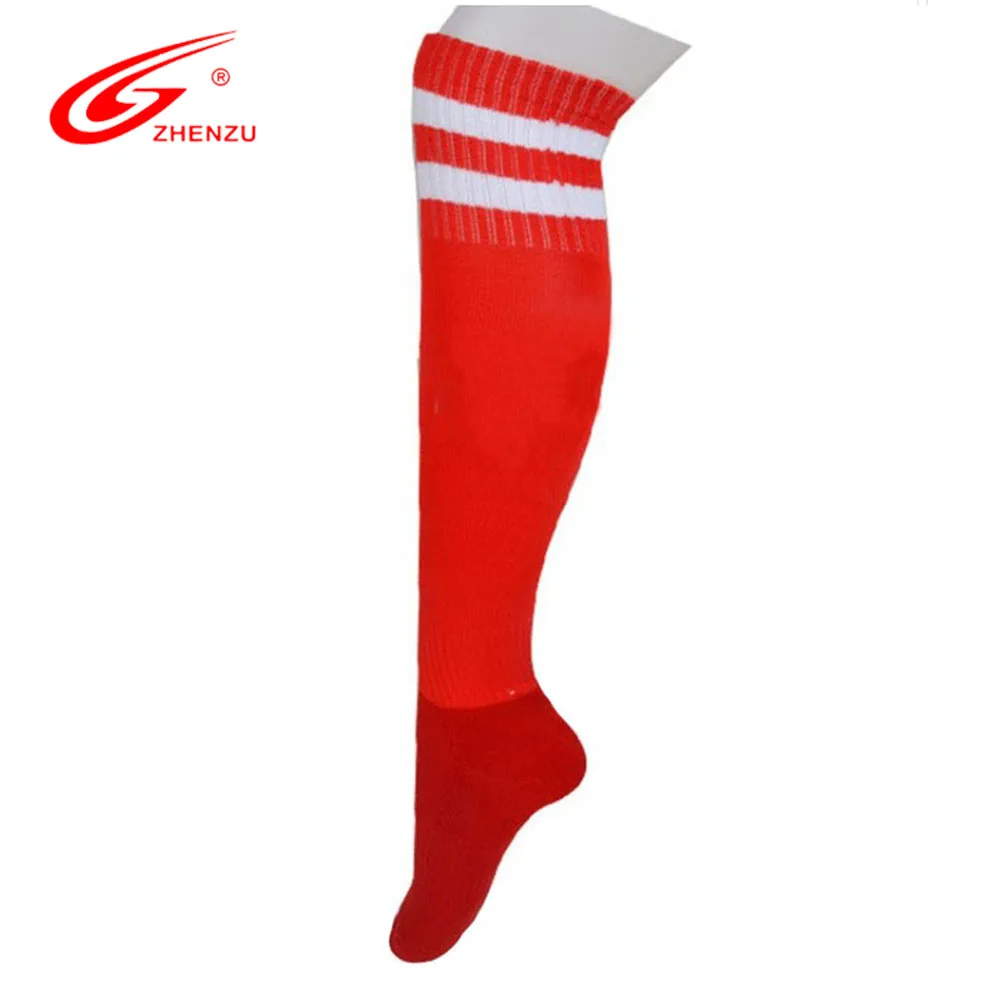 ZHENZU Elastic Sport Socks Knee Legging Soccer Stockings Knee high ...