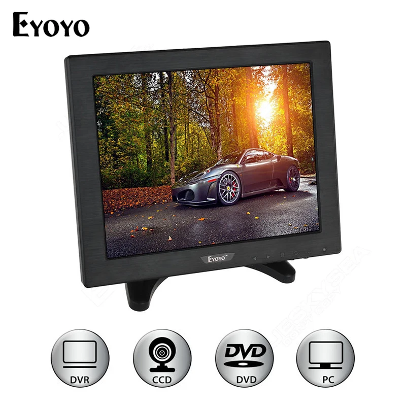 Eyoyo 10" inch LCD Color HDMl BNC Monitor Screen Video for PC CCTV ...