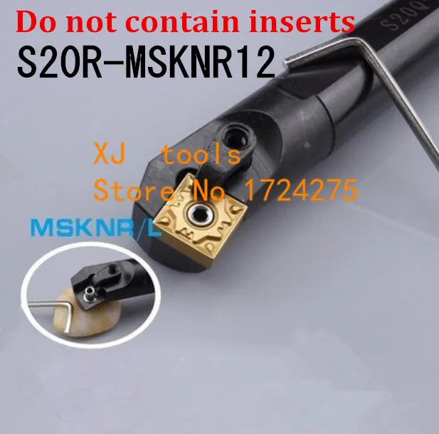 S20R MSKNR12/S20R MSKNL12 20mm Lathe Cutting Tools CNC Turning Tool Machine Tools Internal Metal ...