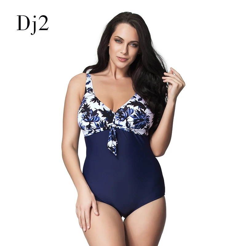 High Quality Brazilian Style Plus Size Swimwear Women One Piece Vintage