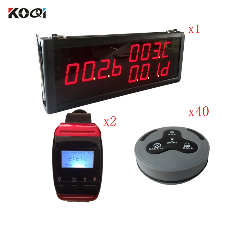 Restaurant Table Numbers System Electric Buzzer Order Taker Electronic ...