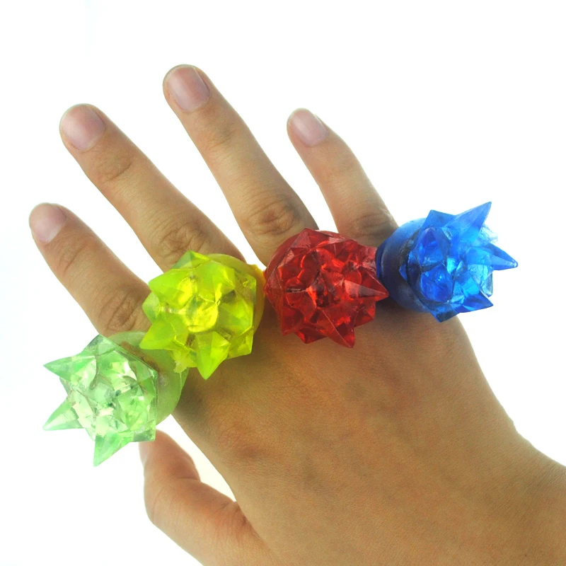 3*3*4cm Soft finger ring special fashion silicone led light up finger ...