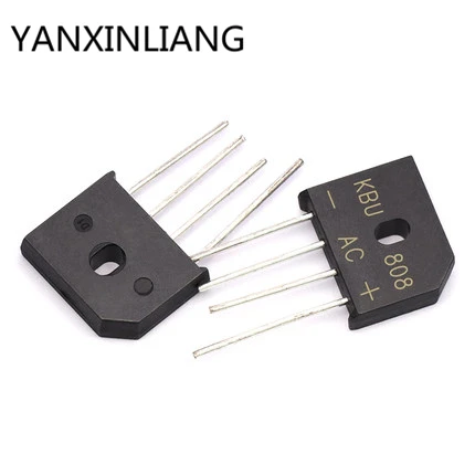 5PCS 8A 800V diode bridge rectifier kbu808|Integrated Circuits ...
