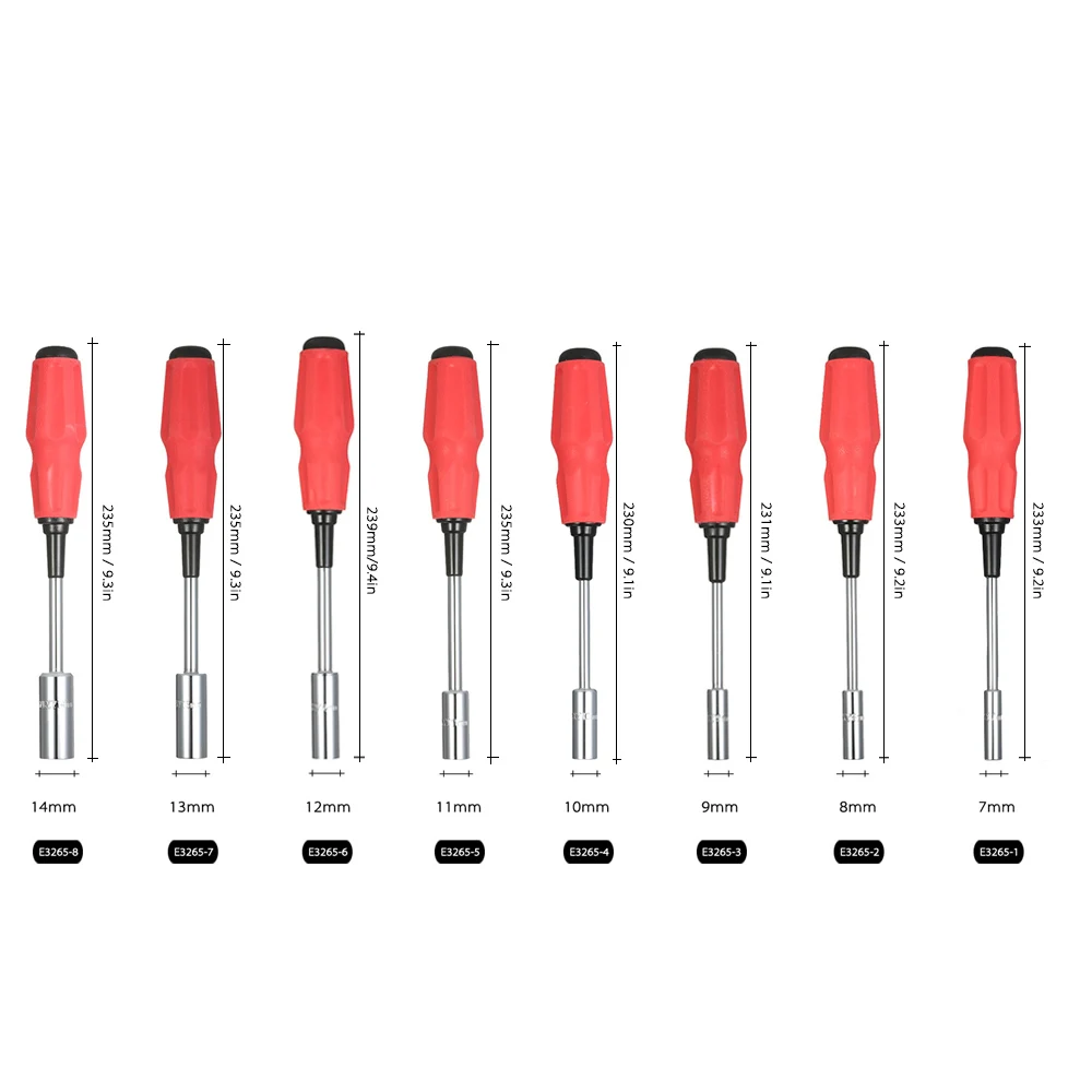 Hollow Shaft Nut Driver Hex Bit Socket Metric Size 7 14mm Metal Socket hollow-shaft-nut-driver-hex-bit-socket-metric-size-7-14mm-metal-socket