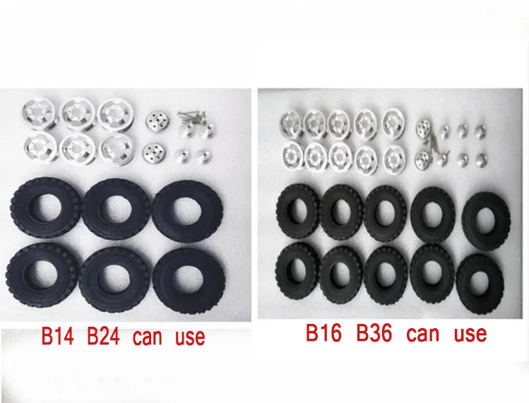 Wpl B14 B-14 B24 B-24 B16 B36 Rc Car Spare Parts Metal Wheel Frame ...