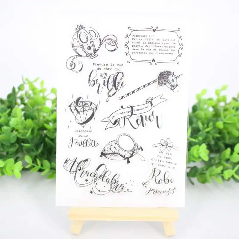 Transparent Clear Silicone Stamps for DIY Scrapbooking Card Making diy ...