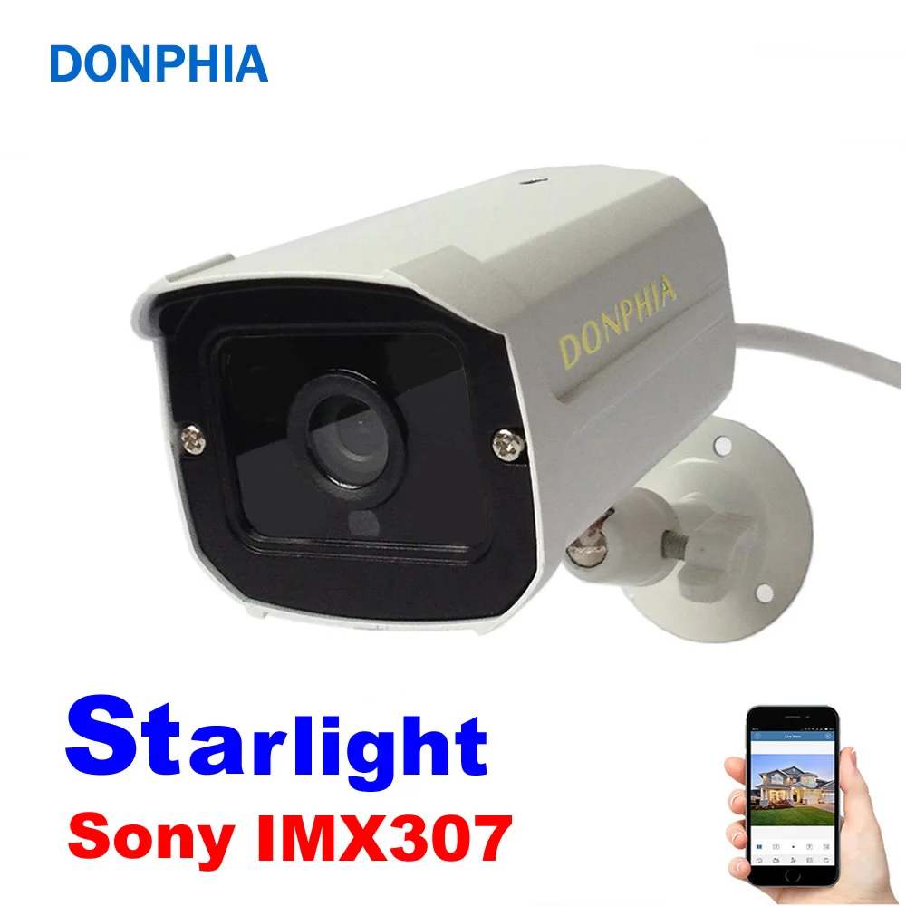 Outdoor 1080P Starlight Camera Sony IMX307 CMOS Sensor Waterproof Night ...