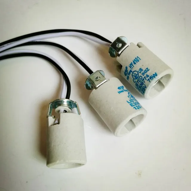 Porcelain Light Sockets With Cord