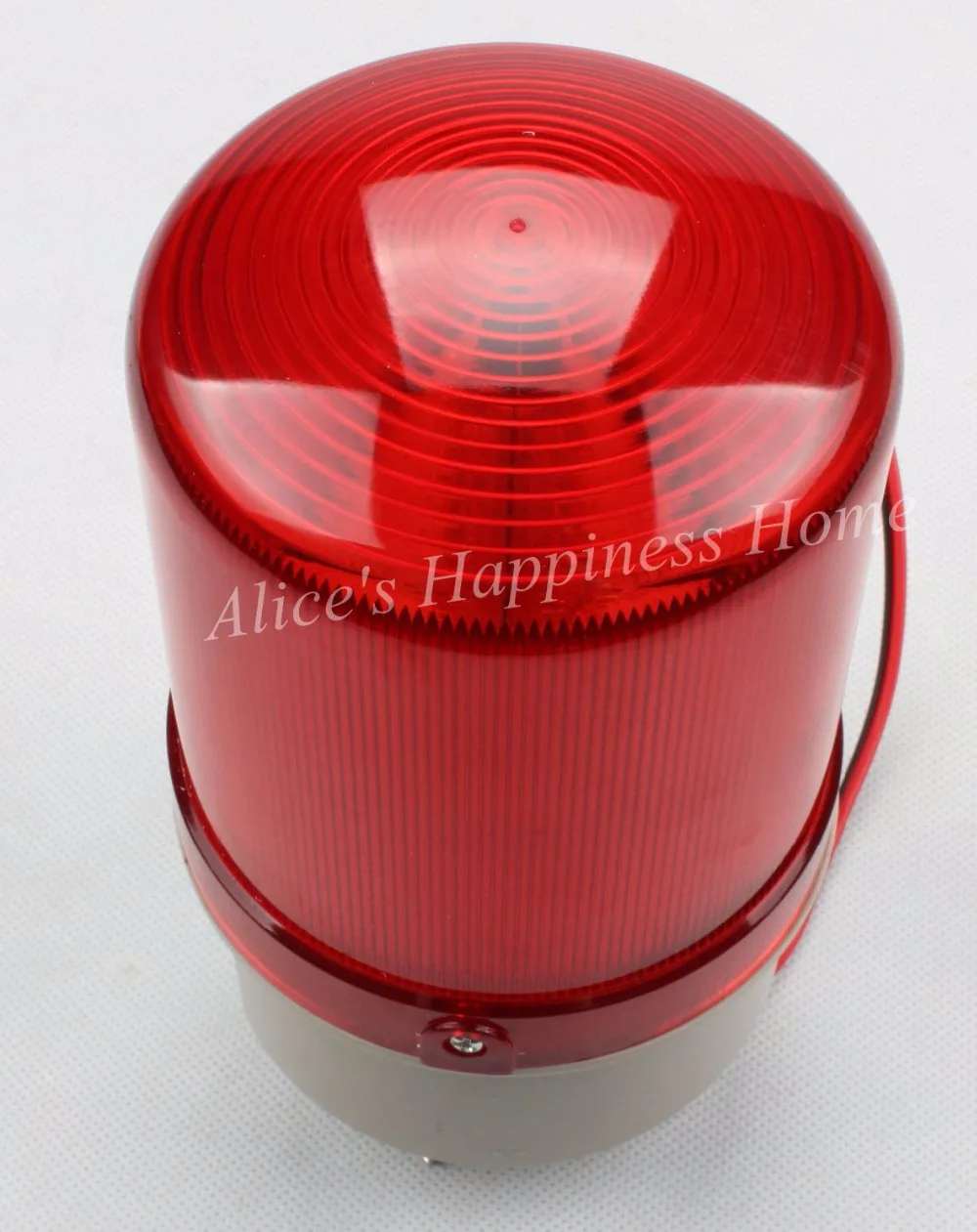 AC220V Wired Flash Strobe Blinking Siren Sound and Quiet Alarm 2in1 ...