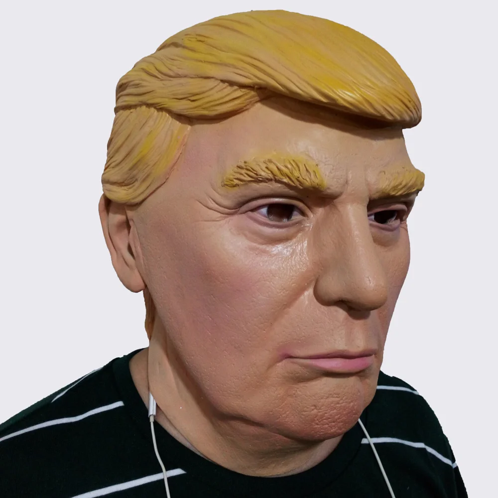 American President Donald Trump cosplay overhead mask party Halloween ...