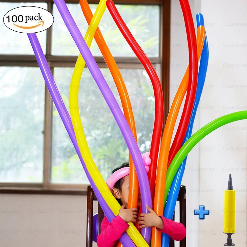 Globos largos mágicos torcidos con bomba, globos de animales 260Q para ...