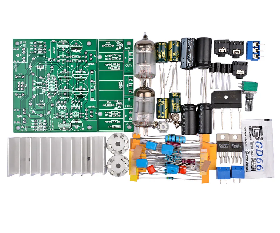 Dasing HIFI Vacuum Tube Amplifier Board Electronic Valve Amplifier 6J1+LM1875 Amplifier Ac18V ...