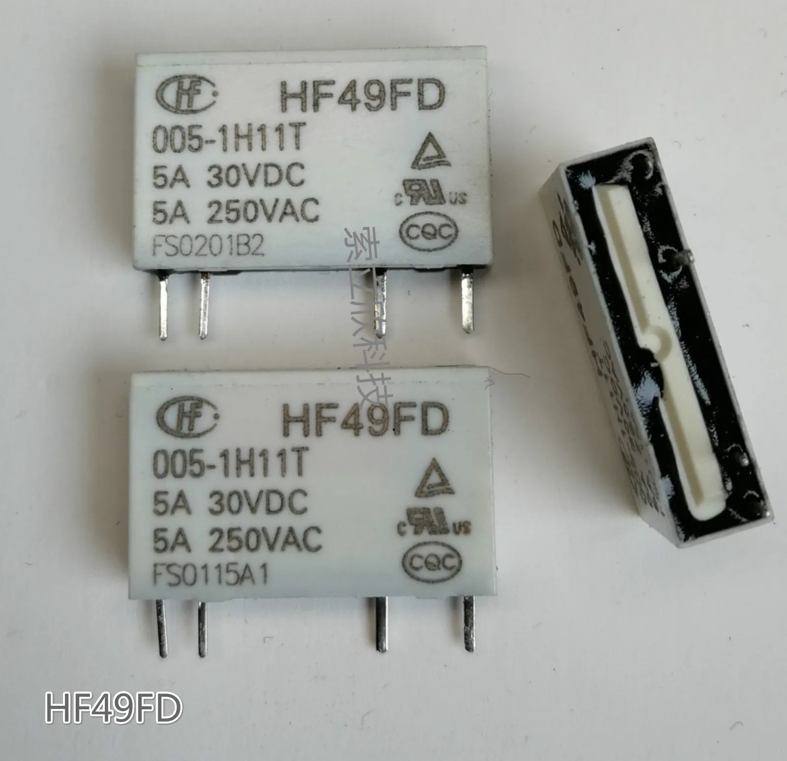 5pcs New Hf49fd/005-1h11t Relay 5v 5a 4pin Narrow Pin - Relays - AliExpress