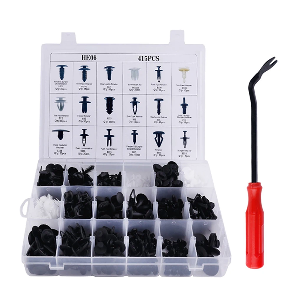 Aliexpress.com : Buy 415PCS Car Fasteners Door Panel Retainer Fender ...