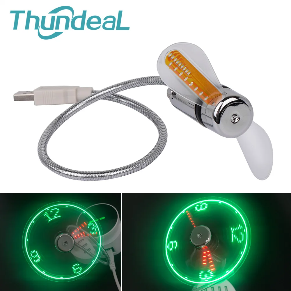 Mini High Quality USB Gadgets Flexible Gooseneck LED Clock Cool ...