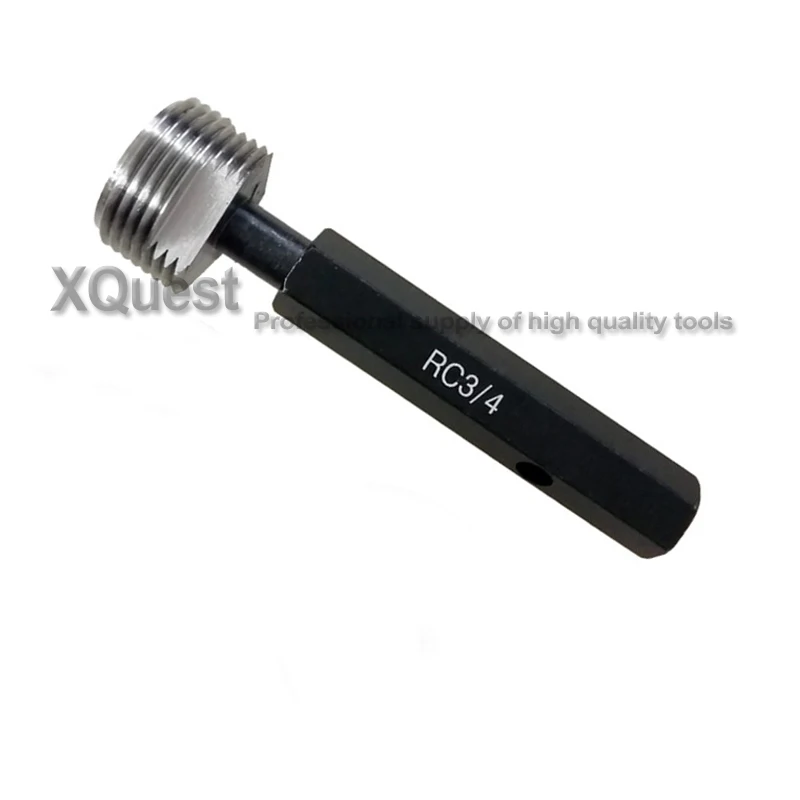 Calibrador de rosca de tubo cónico, herramienta de medición de hilo de tubo RC1/16 RC1/8 RC1/4 ...