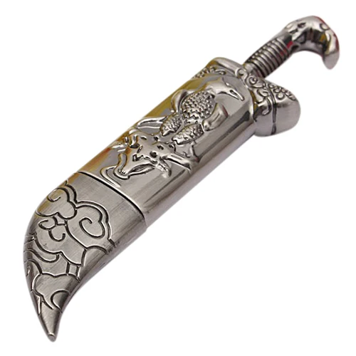 USB 2.0 Metal Sword Model Flash Memory Stick Storage Thumb Pen Drive ...