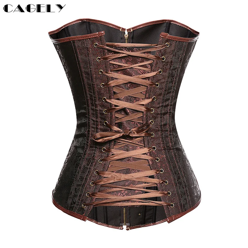 Gothic Corset Top Retro Cosplay Party Dress Sexy Pirate Girl Costume ...