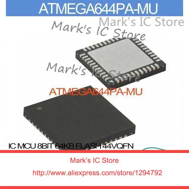 ATMEGA644PA MU IC MCU 8BIT 64KB FLASH 44VQFN ATMEGA644PA 644 ATMEGA644 ...