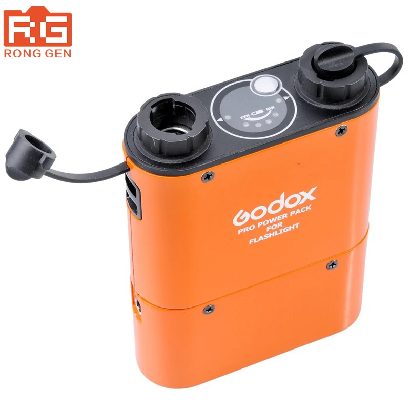 Godox PB960 듀얼 출력 스피드라이트 플래시 파워 배터리 팩, 4500mAh 캐논 니콘 소니 고독스 YONGNUO 블랙 ...