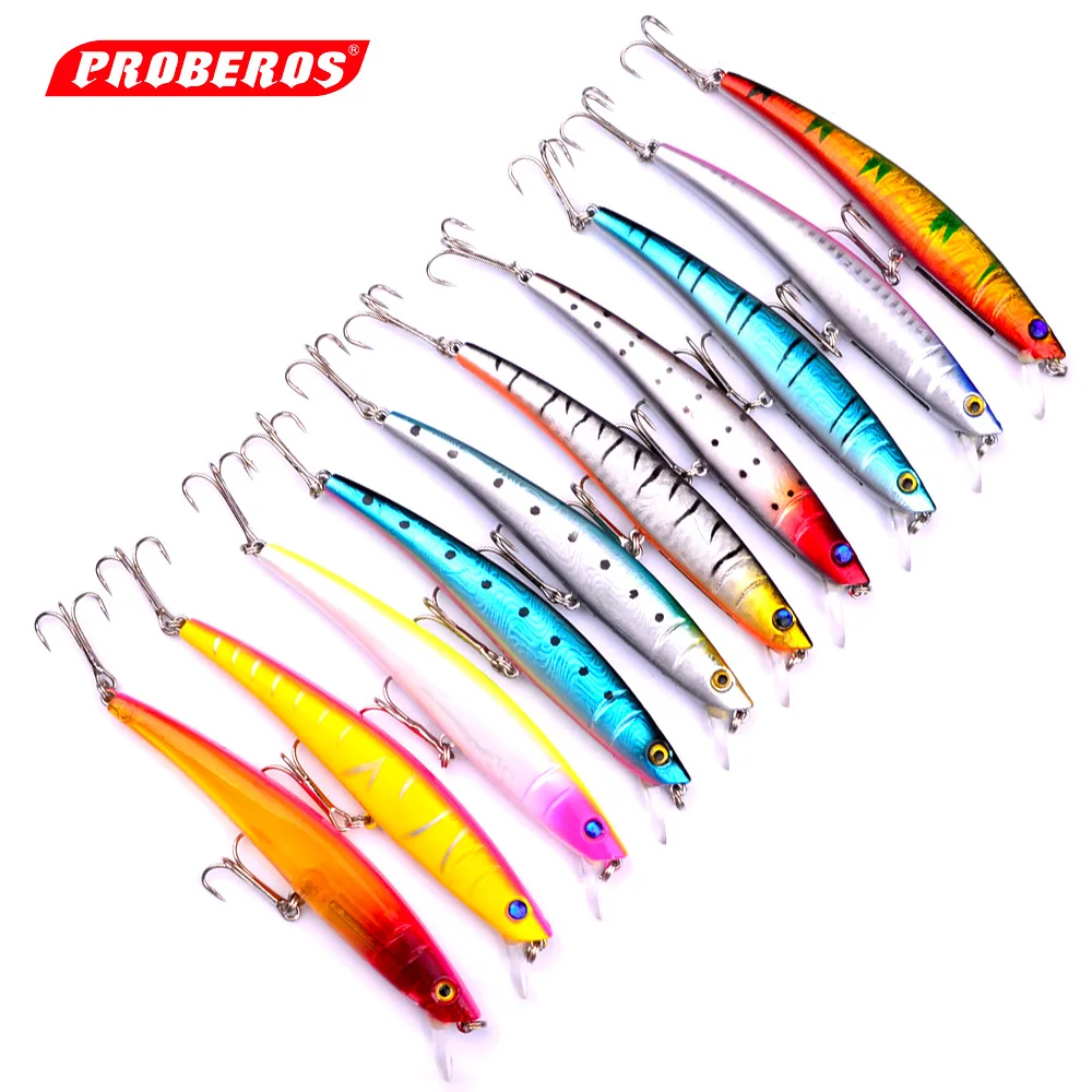 10Pcs-lot-PROBEROS-Brand-12CM-11-9G-Hard-Fishing-Lures-Crankbait ...
