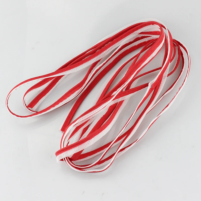 Red Reflective Material Reflective Piping Fabric Strip Edging Braid ...