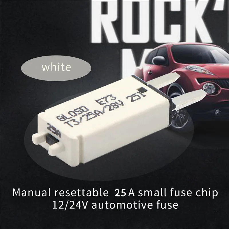 Resettable Fuse Manually Resettable 25a Mini Fuses 12/24v Automotive ...