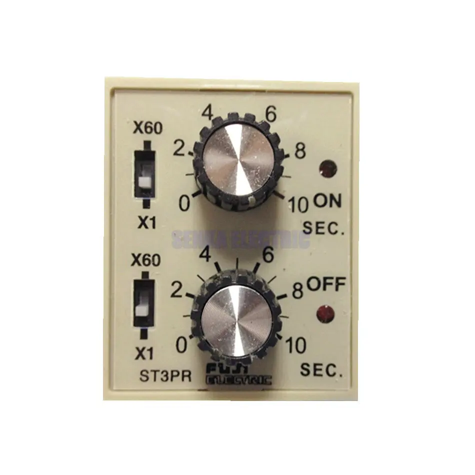 ST3PR 2 Group Cycle Multi Range Time Relay Counter Electrical Timer ...