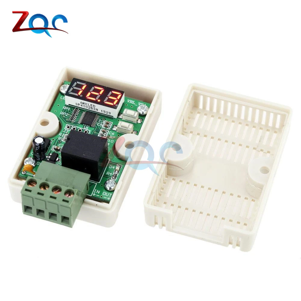 Dc 12v Relay Car Battery Undervoltage Module Protection Controller ...