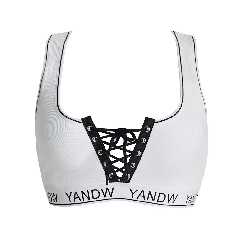 New Y Line Lace Up Women Bras Sexy Tube Top Wrap Chest Beach Lingerie