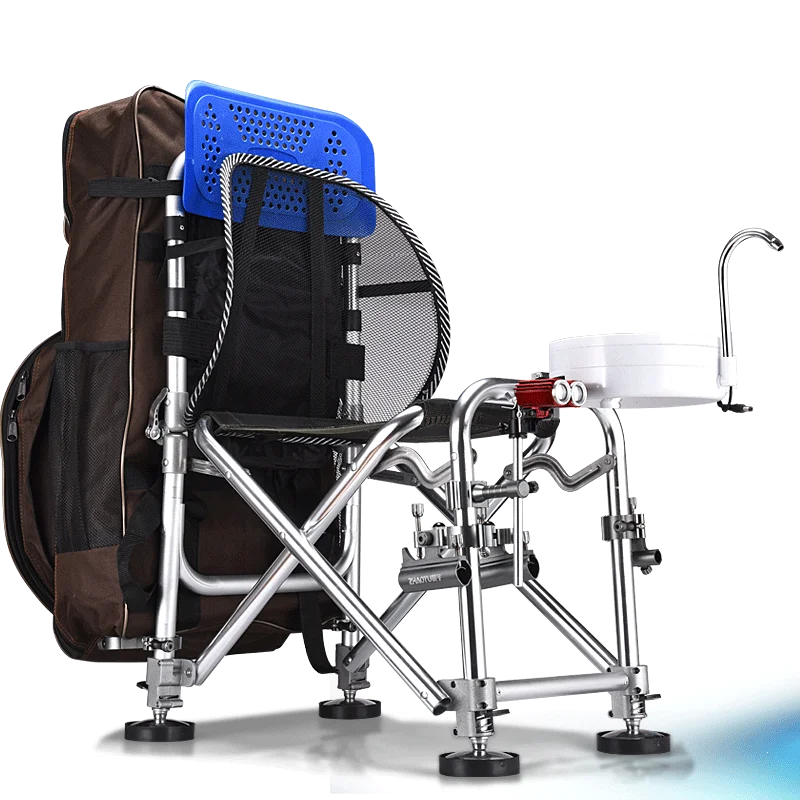 슈퍼 안정적인 낚시 의자 Kamp Sandalyesi 접이식 캠핑 의자 배낭 Sila Plegable 조정 가능한 등받이 물고기 ...