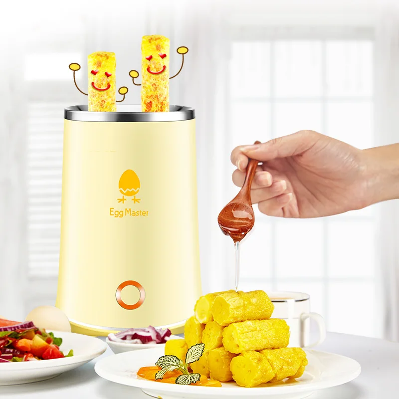 Egg roll machine breakfast machine automatic stainless steel egg whisk ...