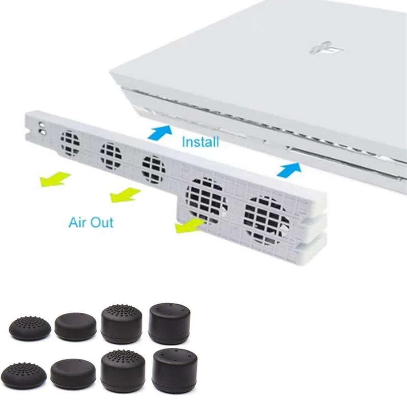 White Cooler ,usb External 5-fan Super Turbo Temperature Control ...