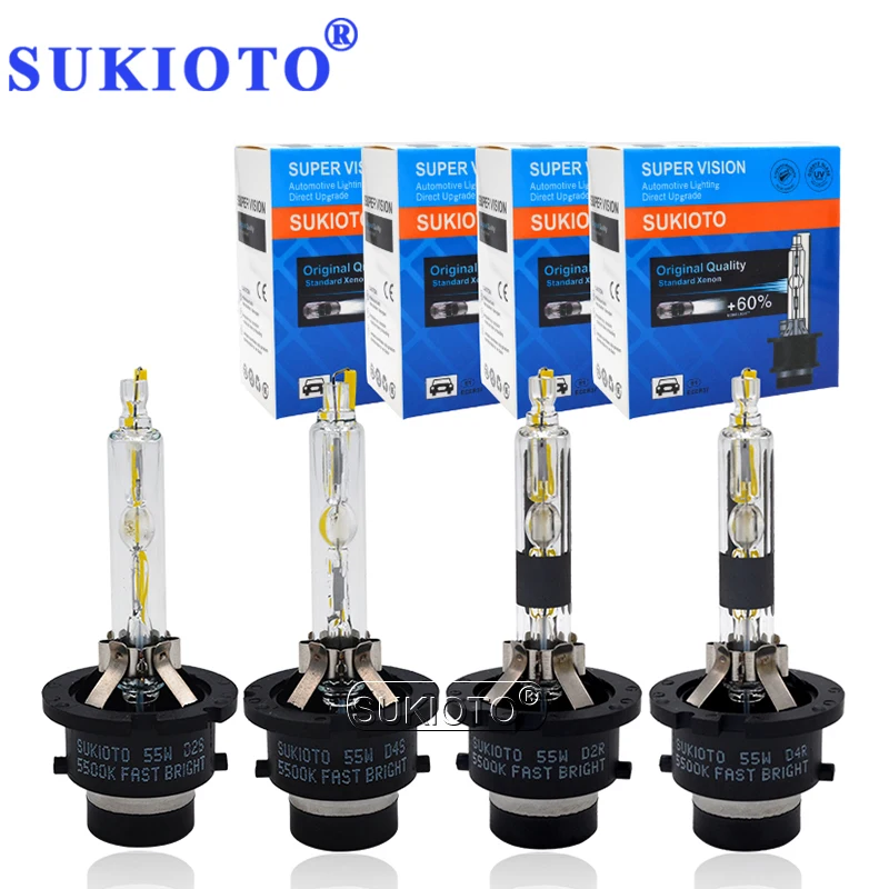 SUKIOTO 55W D2S D2R 12V OEM Original HID xenon headlight bulb D2S D4S ...