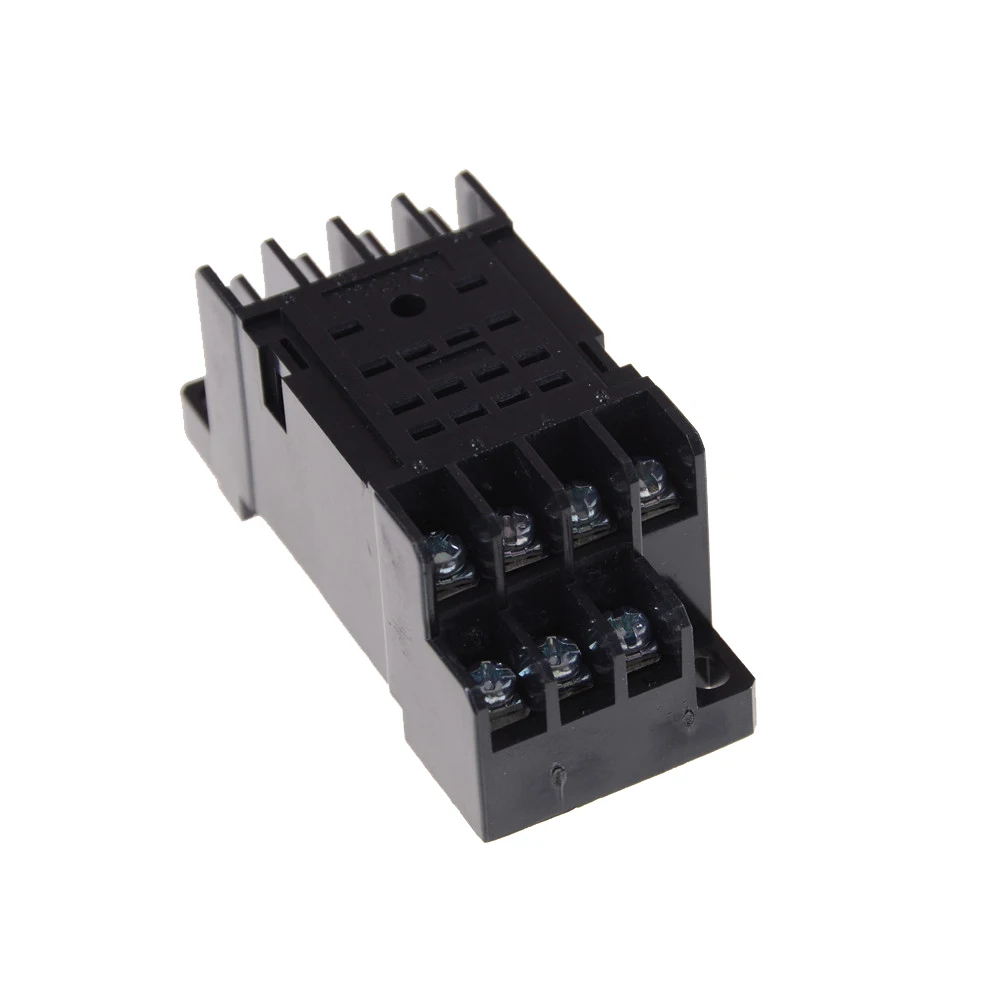 1pcs PYF14A DIN Rail Power Relay Socket Base 14 Pin for MY4NJ HH54P MY4 ...