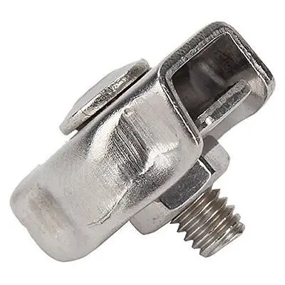 2 unids 304 Acero inoxidable Alambres agarre cuerda cable simplex ...