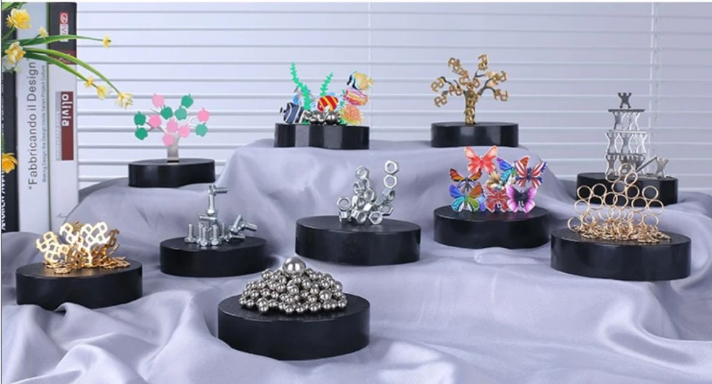 Magnetic Sculpture Free Swing Magnet Toys Diy Home Decoration Magnetic ...