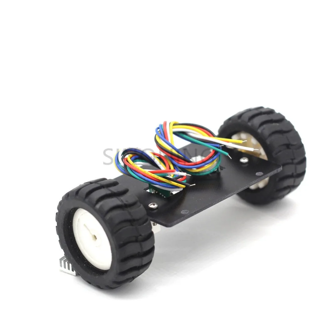 Mini car chassis balance 2WD self-balancing robot N20 with encoder ...