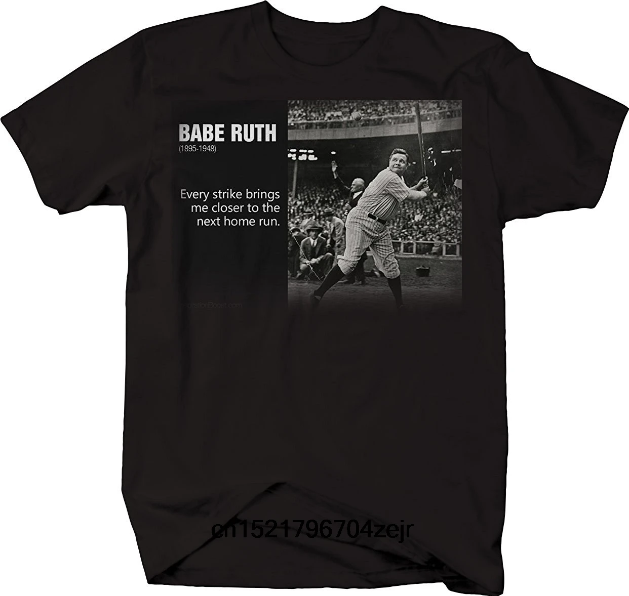 Gildan Men t shirt Soft Babe Ruth Every Strike Closer To Next Run ...