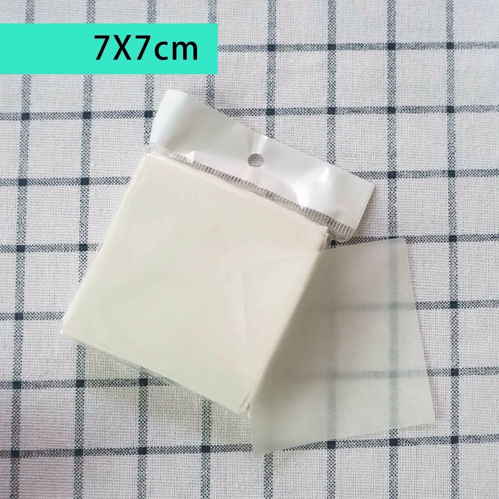 7x7cm Baking paper laminated paper with small oil paper cushion, cream ...