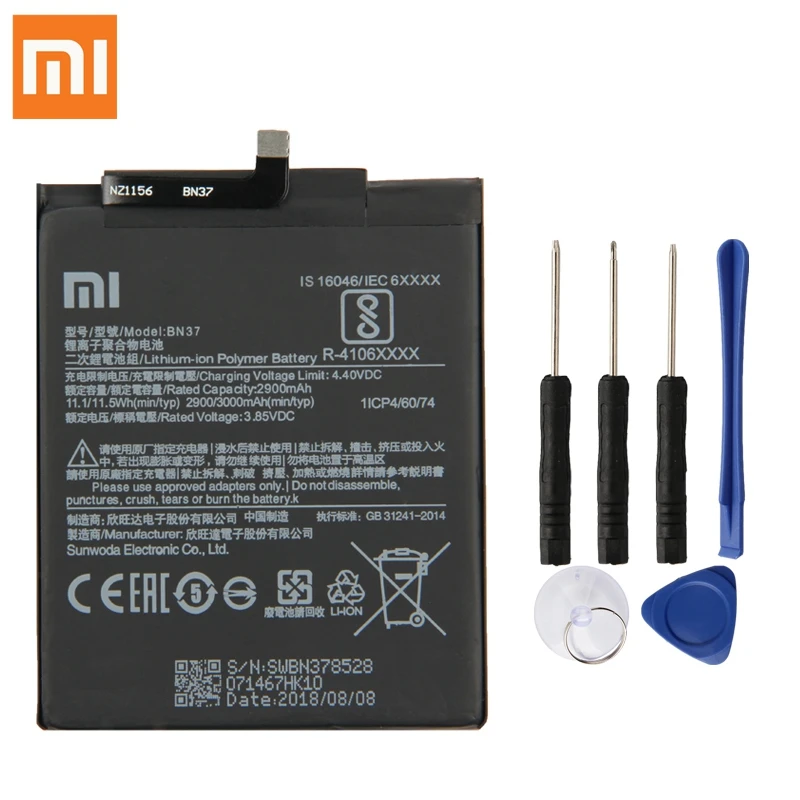 Original Replacement Battery For Xiaomi Mi Redmi6 Redmi 6 Redmi 6A ...