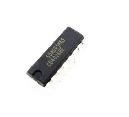 CD4026 CD4026BE 4026 IC CMOS 카운터 디케이드, 분배기 DIP 16, 10 개|decade ...