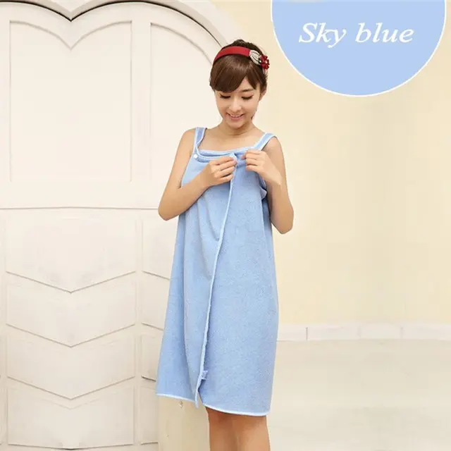 New Womens Superfine Absorbent Microfiber Fiber Wearable Bath Beach