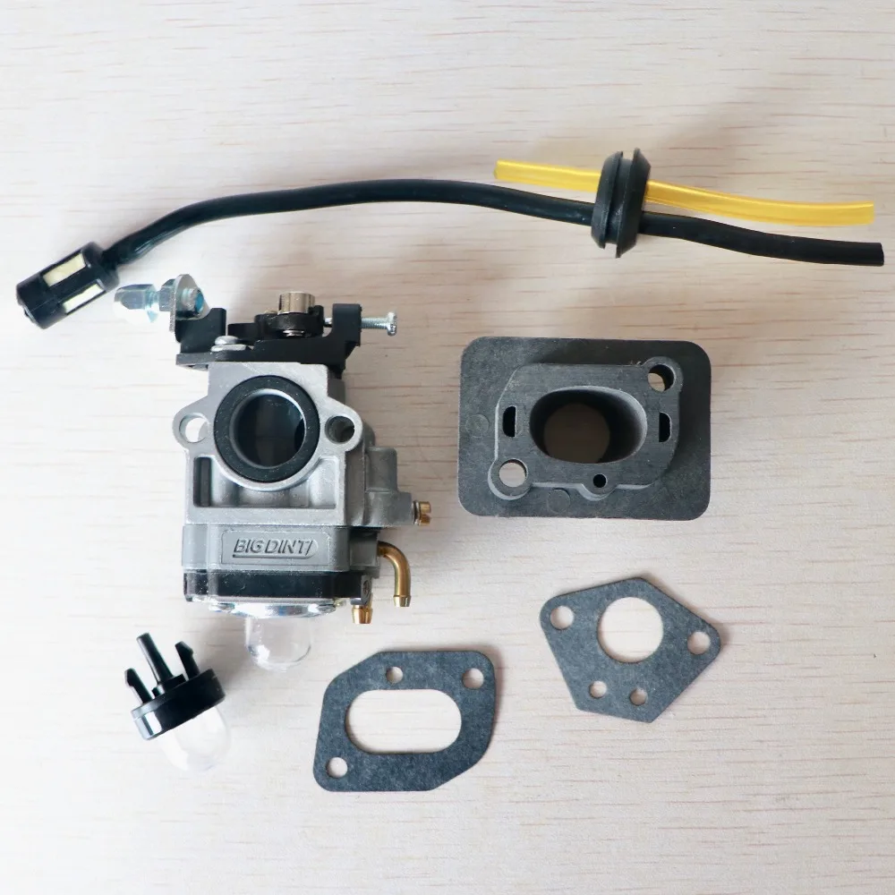 Carburetor Base Connector Intake Manifold Fuel Hose 43cc 52cc 40-5 ...