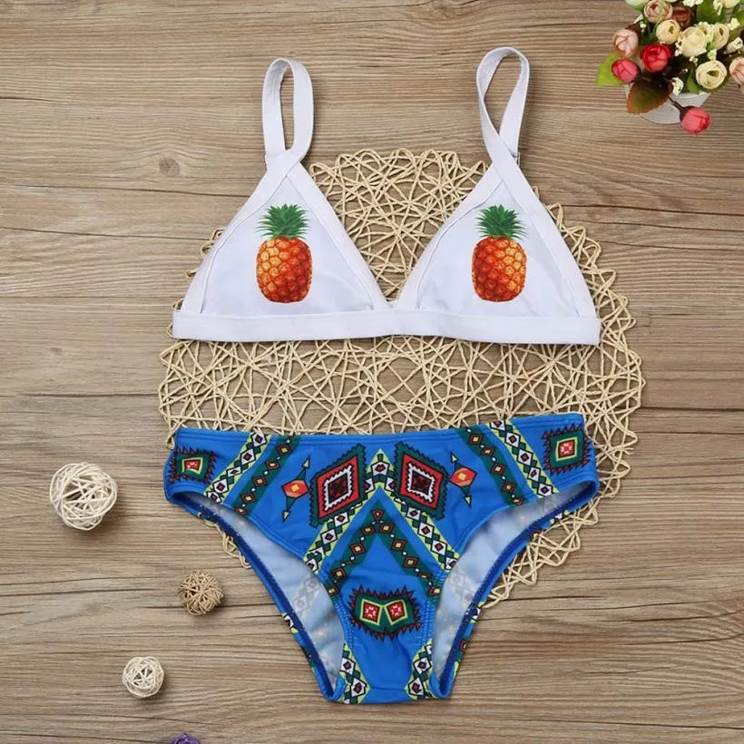 Women Bikini Set Swimwear Bandage Push Up Padded Swimsuit Bathing