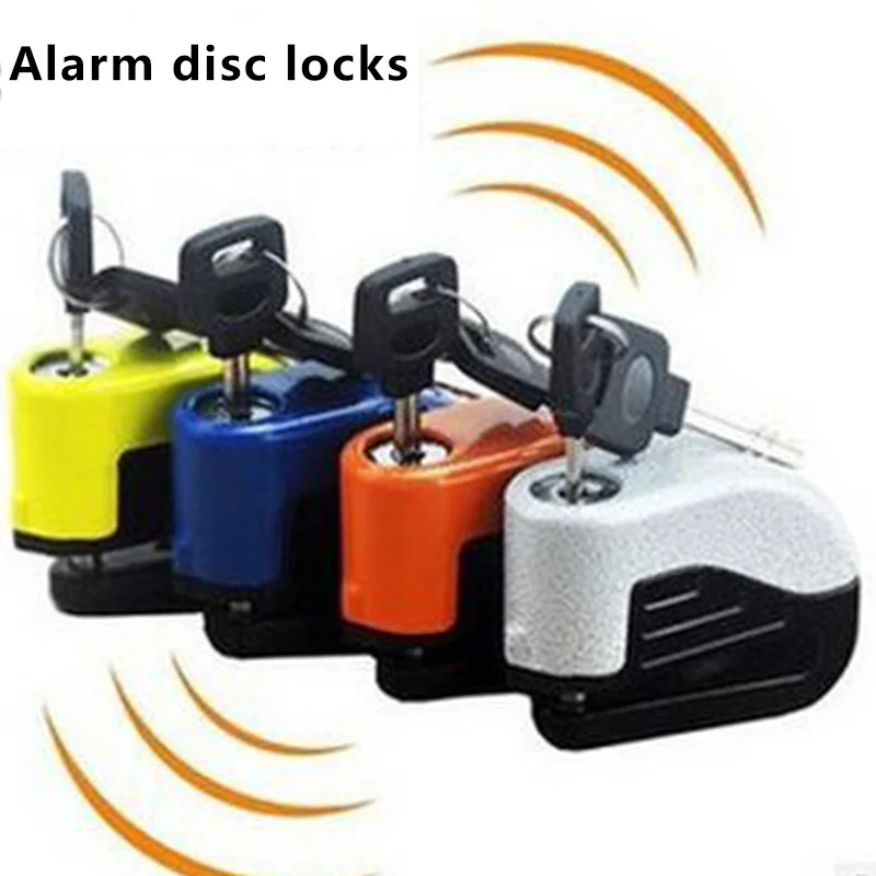 Motorcycle / Bike Disc Brake Alarm Lock Bicycle Fixed Anti Theft ...