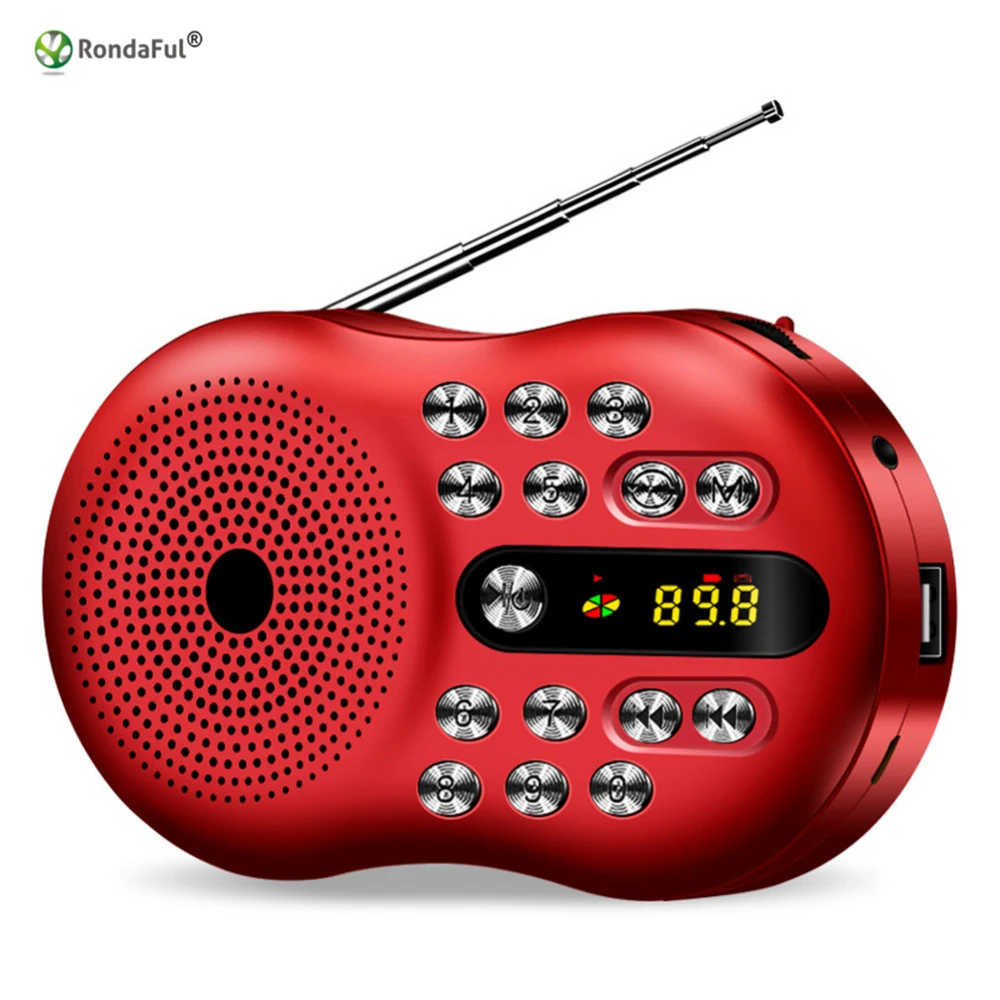 Mini Speaker Radio Stereo MP3 portatile Lettore Music TF USB Radio kit ...