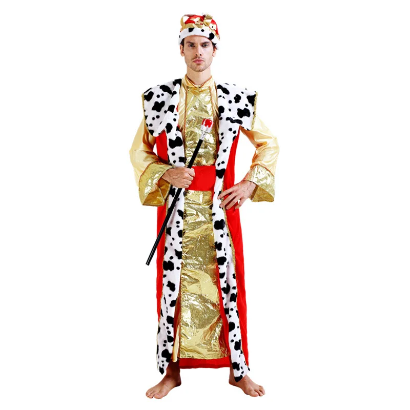 Middle East Adults Man Arab Prince King Costume Cosplay Robe Halloween ...