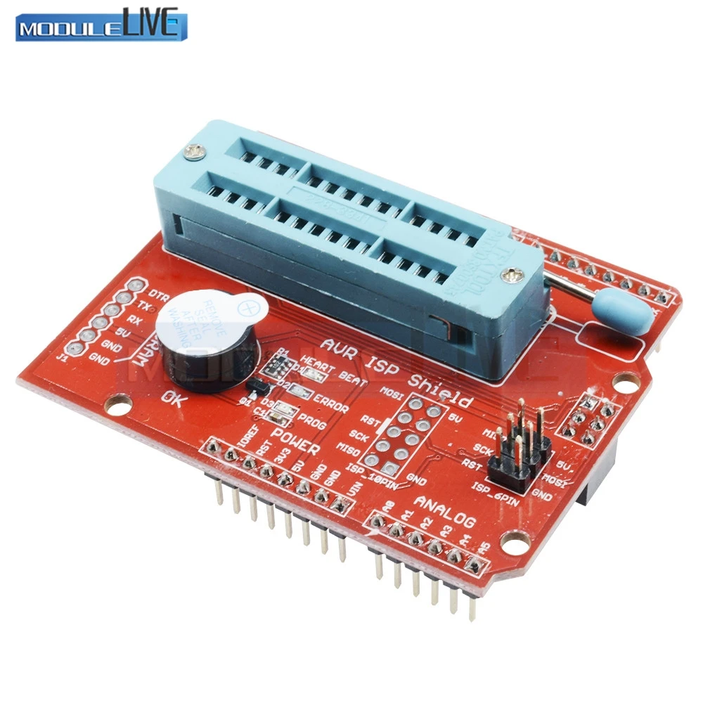 Avr Isp Programmable Expansion Shield Board For Arduino Uno R3 Mega2560